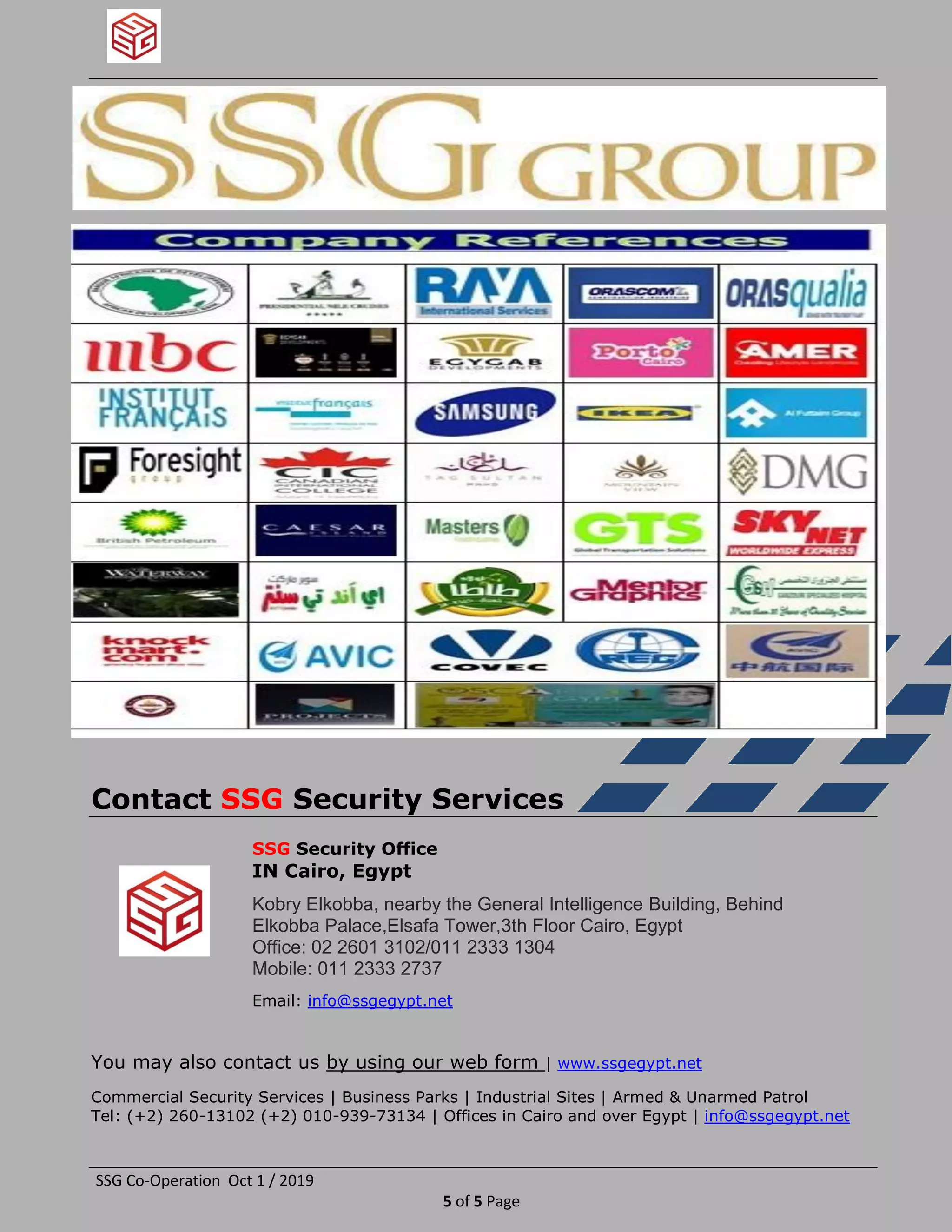 Our ssg corprate story 1 2019 | PDF