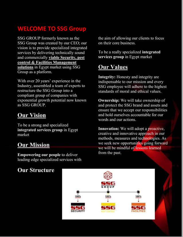 Our ssg corprate story 1 2019 | PDF