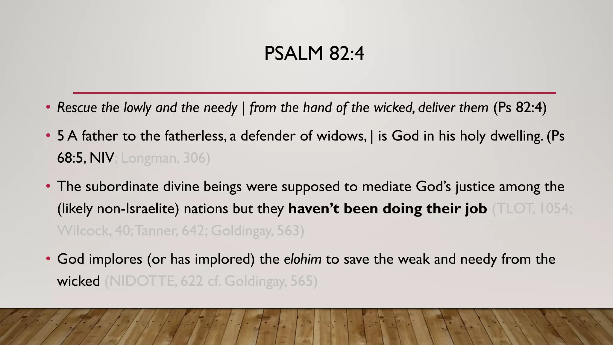 Psalm 82 & The Divine Council Bible Study | PDF