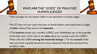 Psalm 82 & The Divine Council Bible Study | PDF