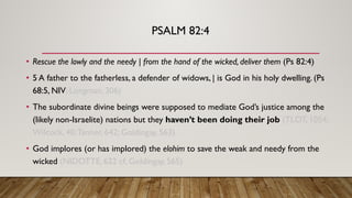 Psalm 82 & The Divine Council Bible Study | PDF