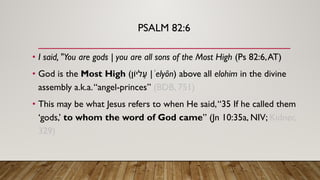 Psalm 82 & The Divine Council Bible Study | PDF