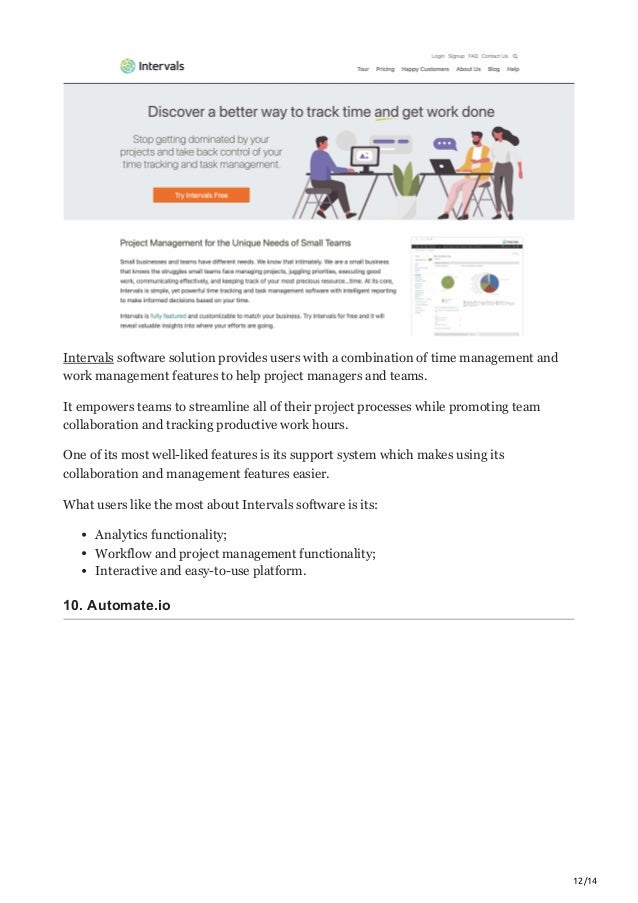 Our Top 10 Picks for the Best Workflow Software Solutions | PDF