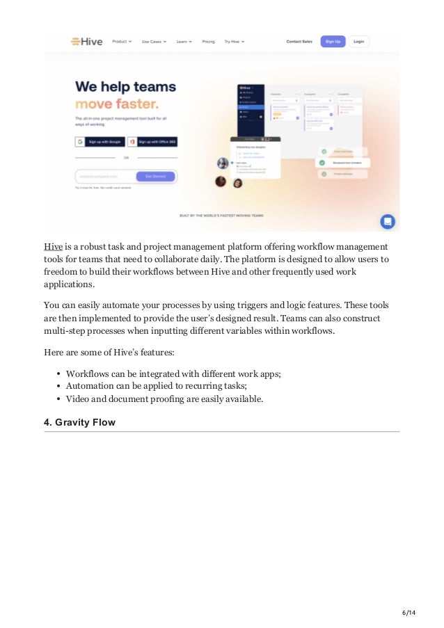 Our Top 10 Picks for the Best Workflow Software Solutions | PDF