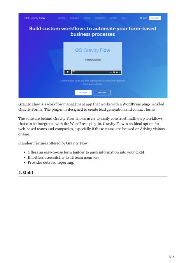 Our Top 10 Picks for the Best Workflow Software Solutions | PDF
