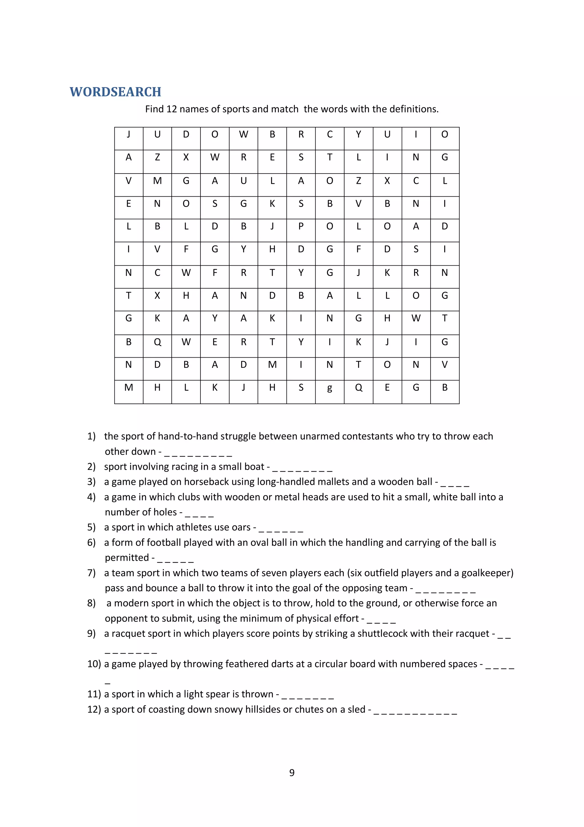 Our Top Sports Booklet | PDF