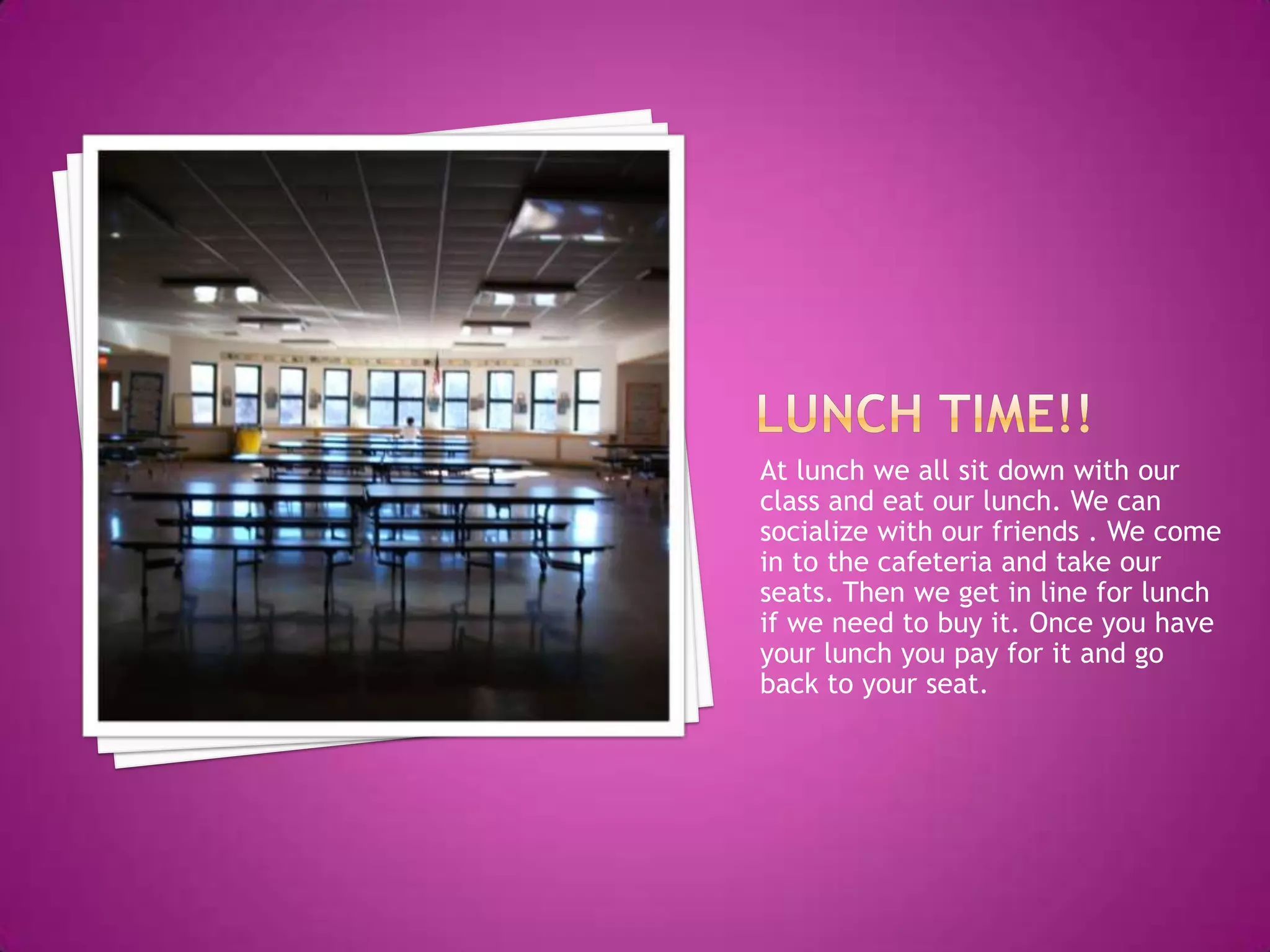 Our Typical School Day | PPTX