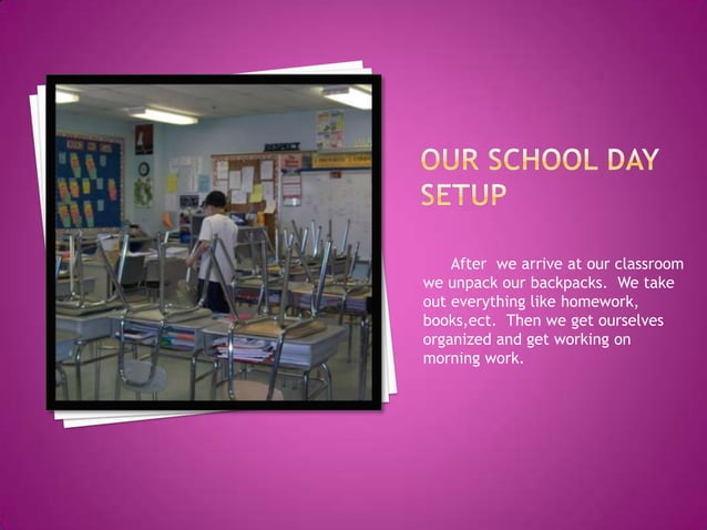 Our Typical School Day | PPT