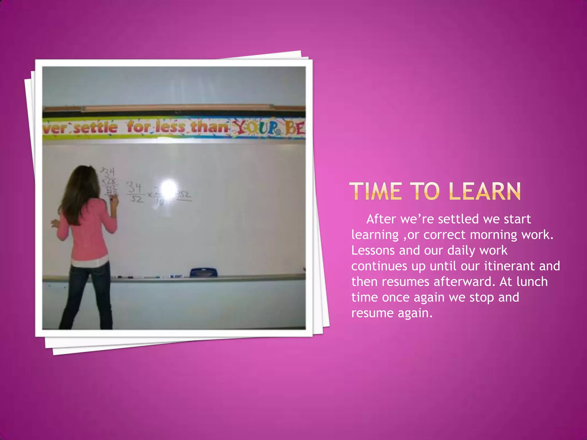 Our Typical School Day | PPT