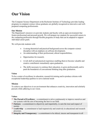 Our vision | DOC | Technology & Computing