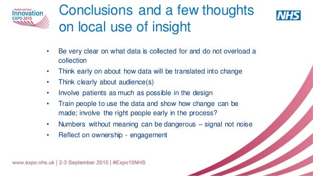 Our vision for using patient insight and feedback in the nhs, 12.00,