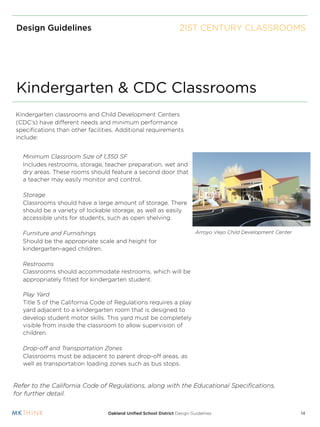 Ousd design guidelines-classrooms_02-01-13 | PDF