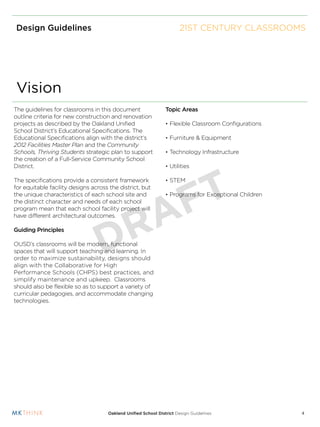 Ousd design guidelines-classrooms_02-01-13 | PDF
