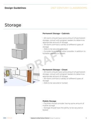 Ousd design guidelines-classrooms_02-01-13 | PDF