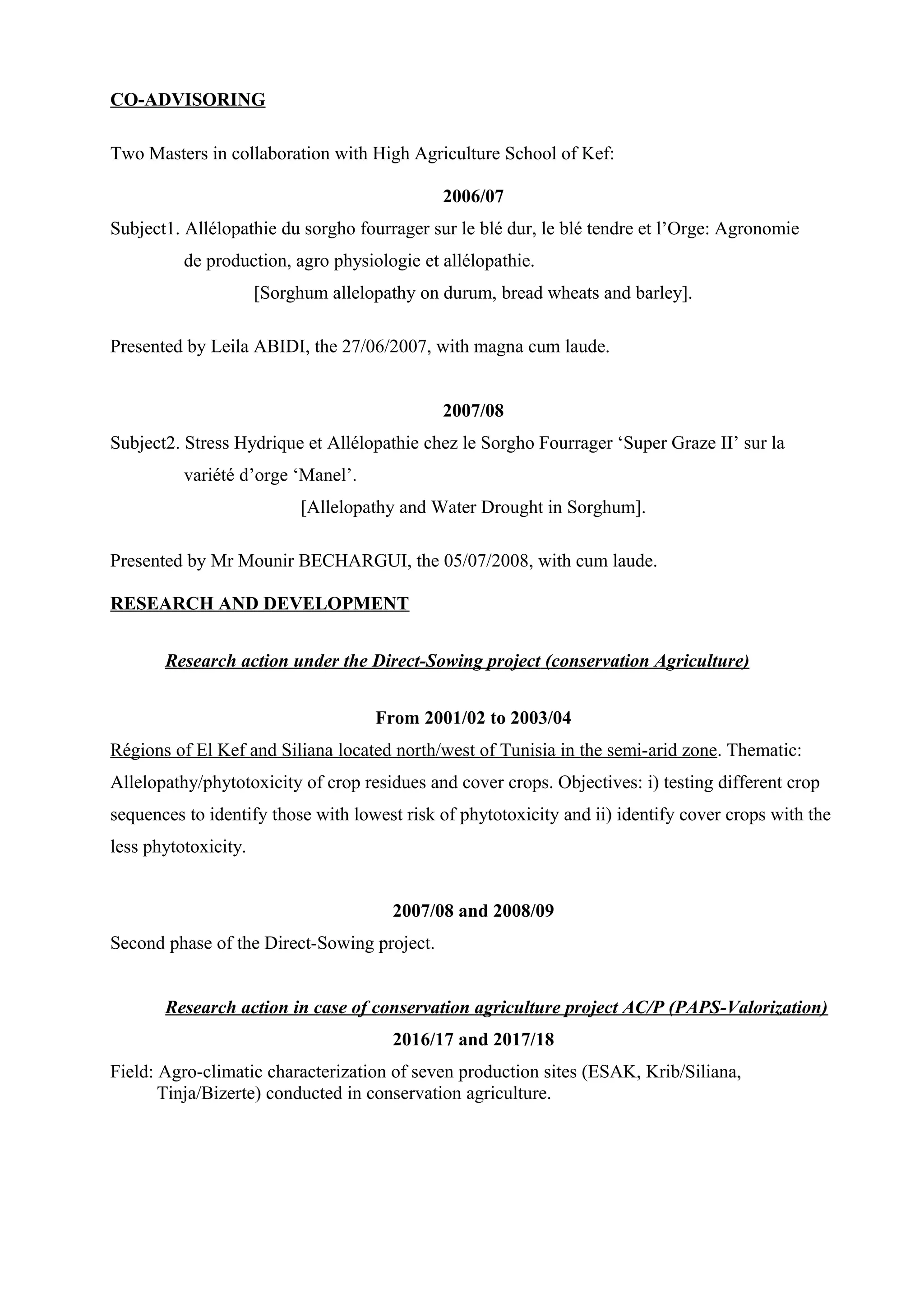 Oussama oueslati english cv 2018 | PDF