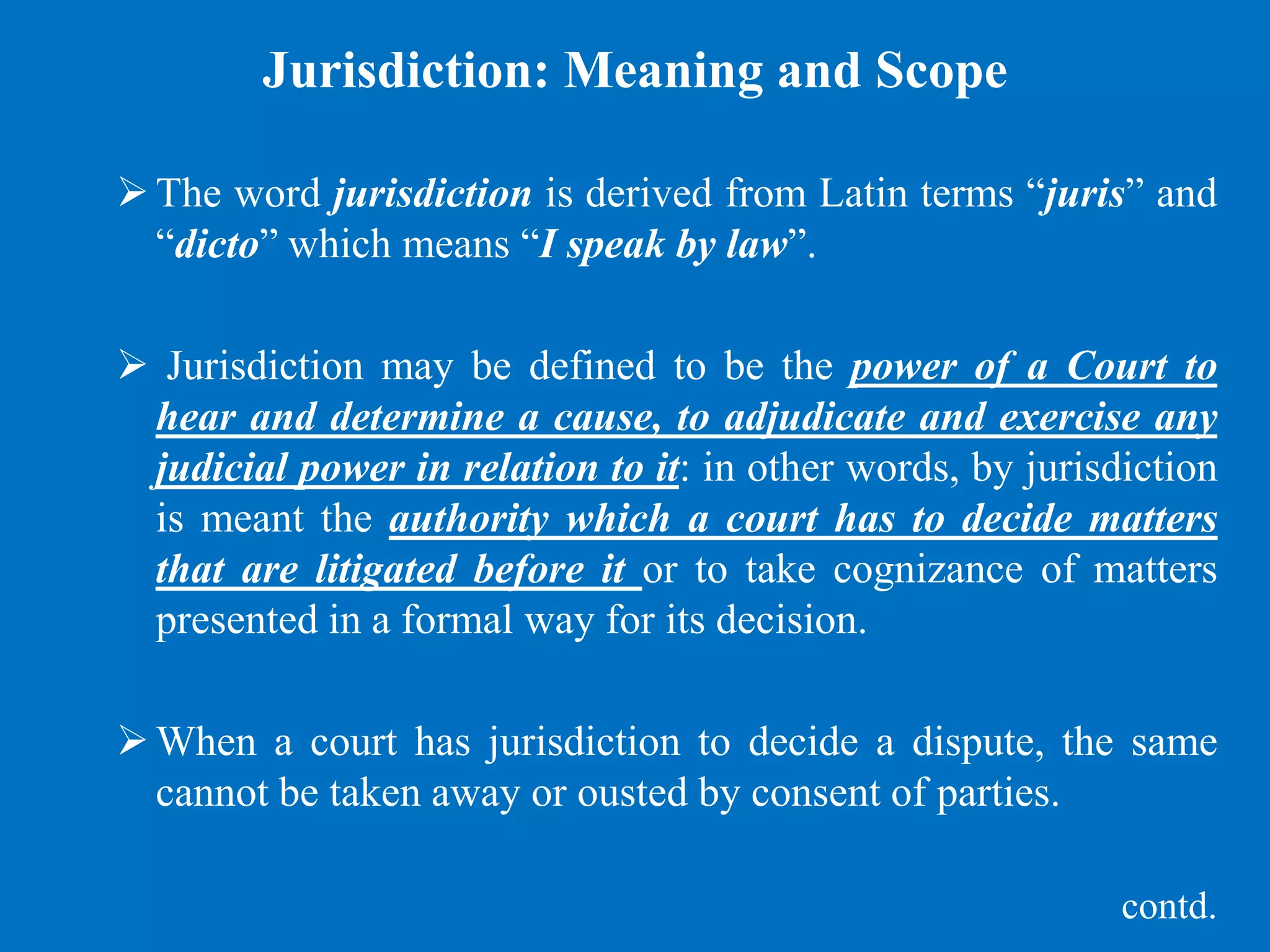 Ouster clauses and jurisdiction of civil courts | PPTX