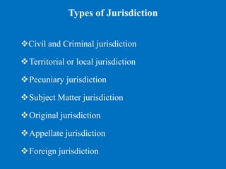 Ouster clauses and jurisdiction of civil courts | PPTX