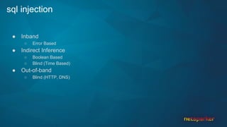 Out-of-band Sql Injection Attacks (#hacktrickconf) | PPT