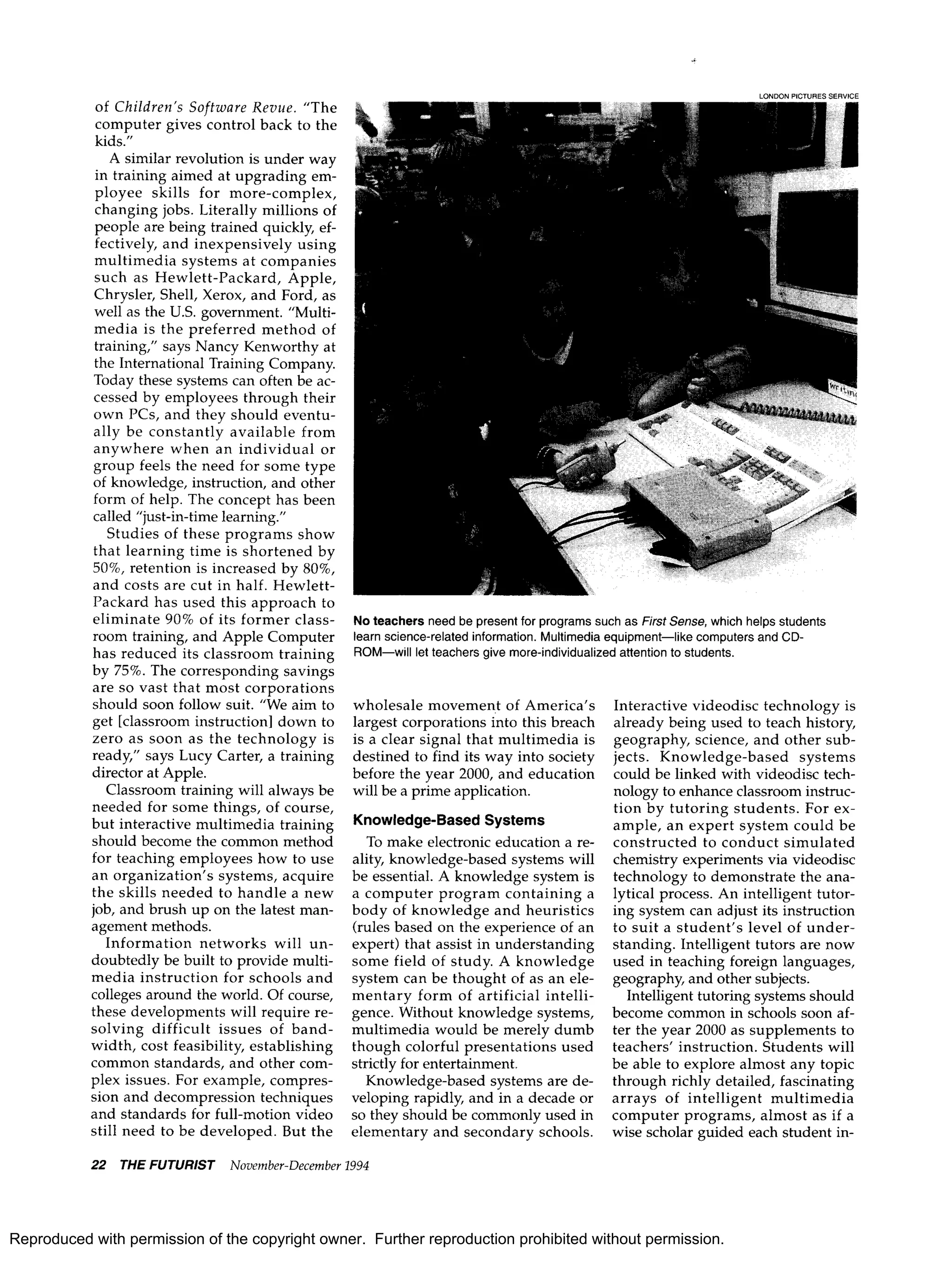 telelearning : the multimedia revolution in education | PDF