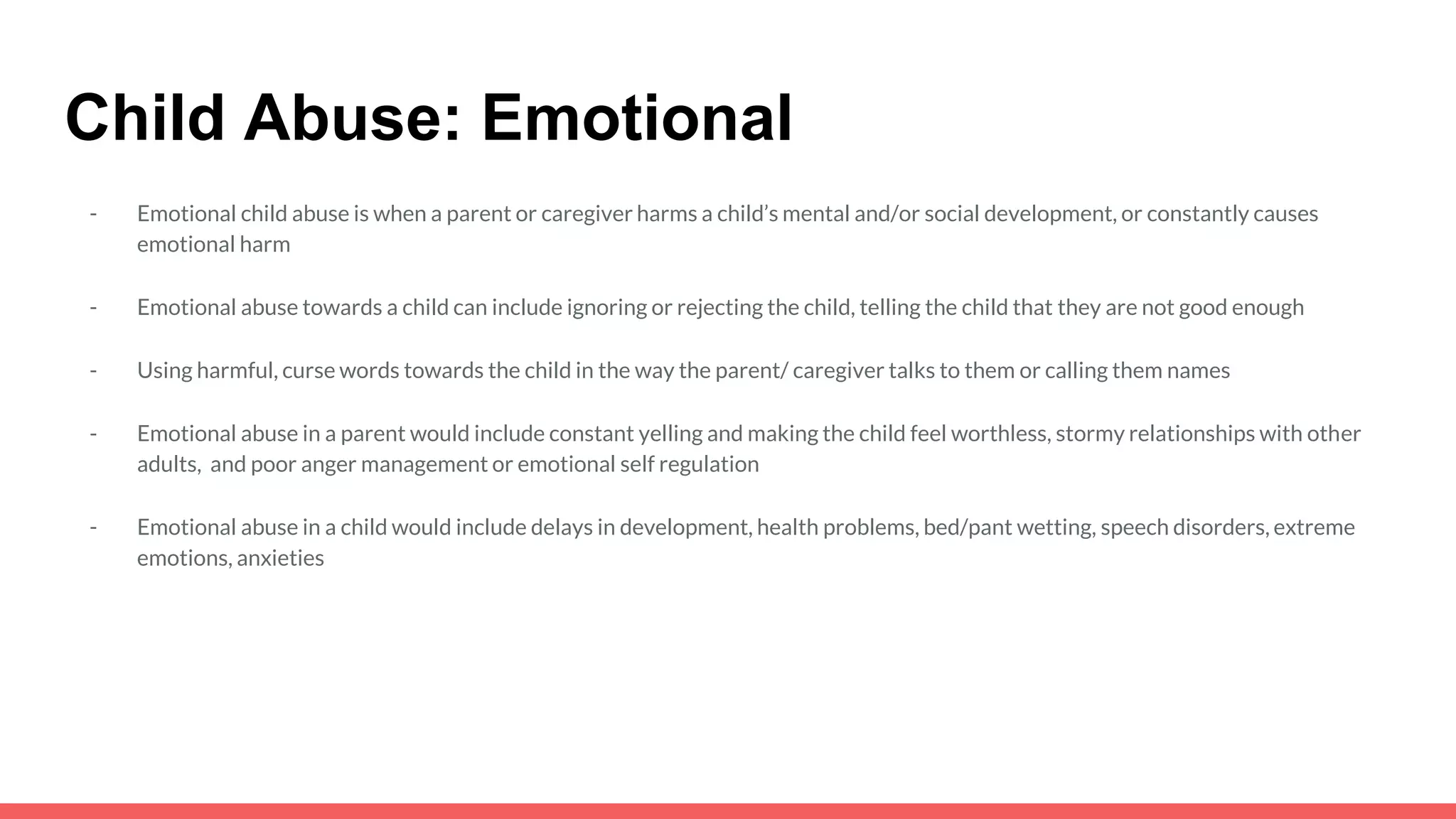 Child Abuse Presentation | PPTX