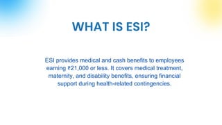 introduction of EPF and ESI Returns presented by outbay | PDF