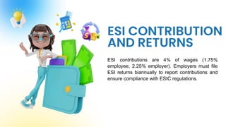 introduction of EPF and ESI Returns presented by outbay | PDF