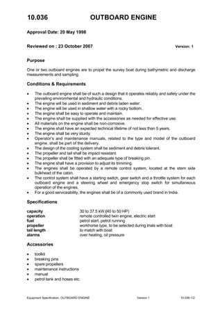 Outboard engine | PDF