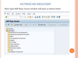 OUTBOUND DELIVERY sales and. Distribution.pptx