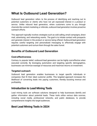 Outbound Lead Generation With Best Lead Mining Tools In 2024.pdf