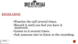 Outbound Sales Calling | PPTX