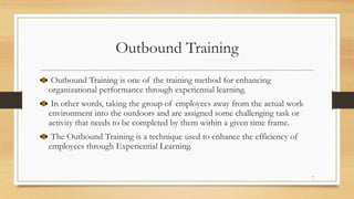Outbound training | PPTX