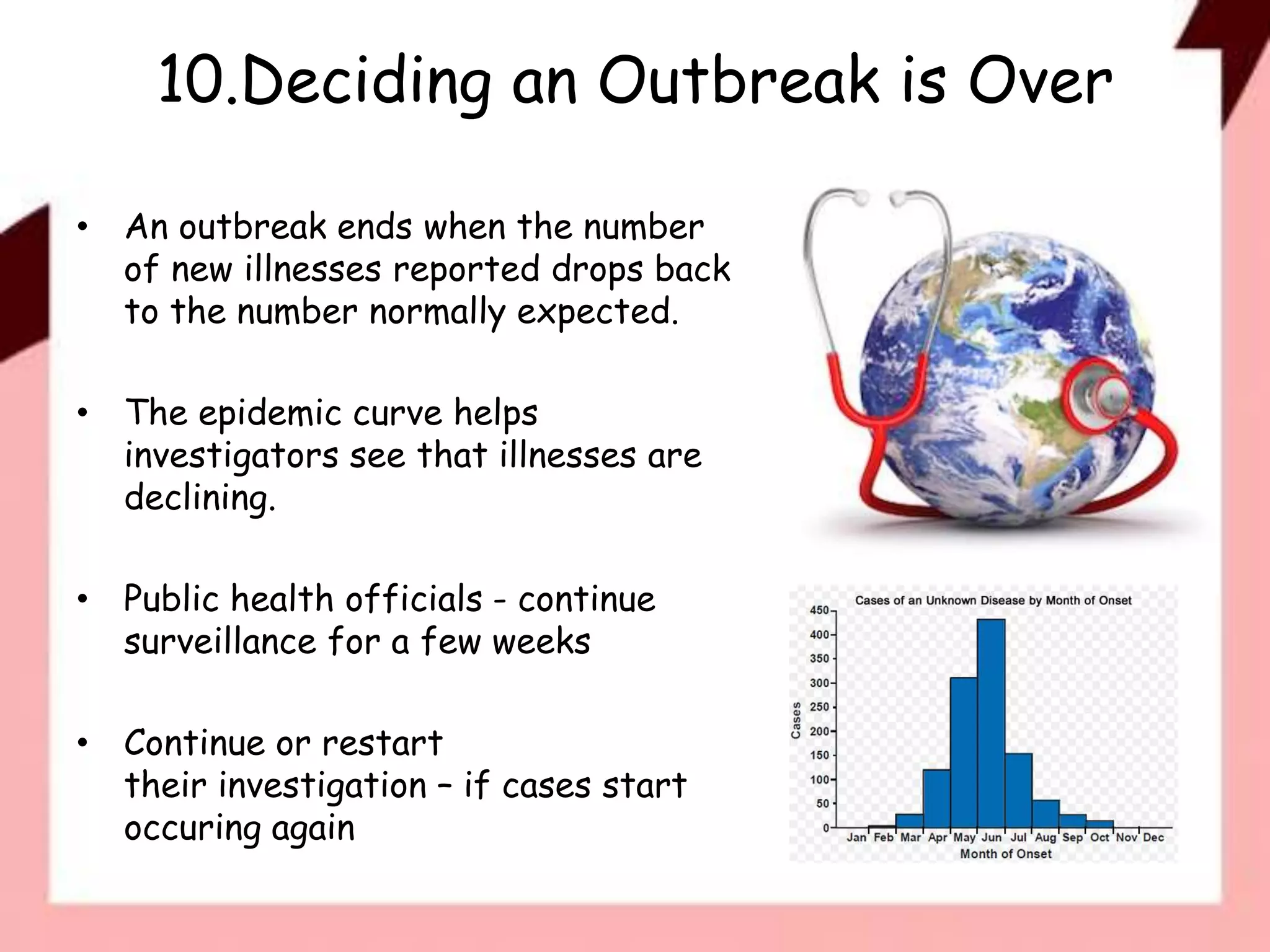 Outbreak – investigation & management | PPTX