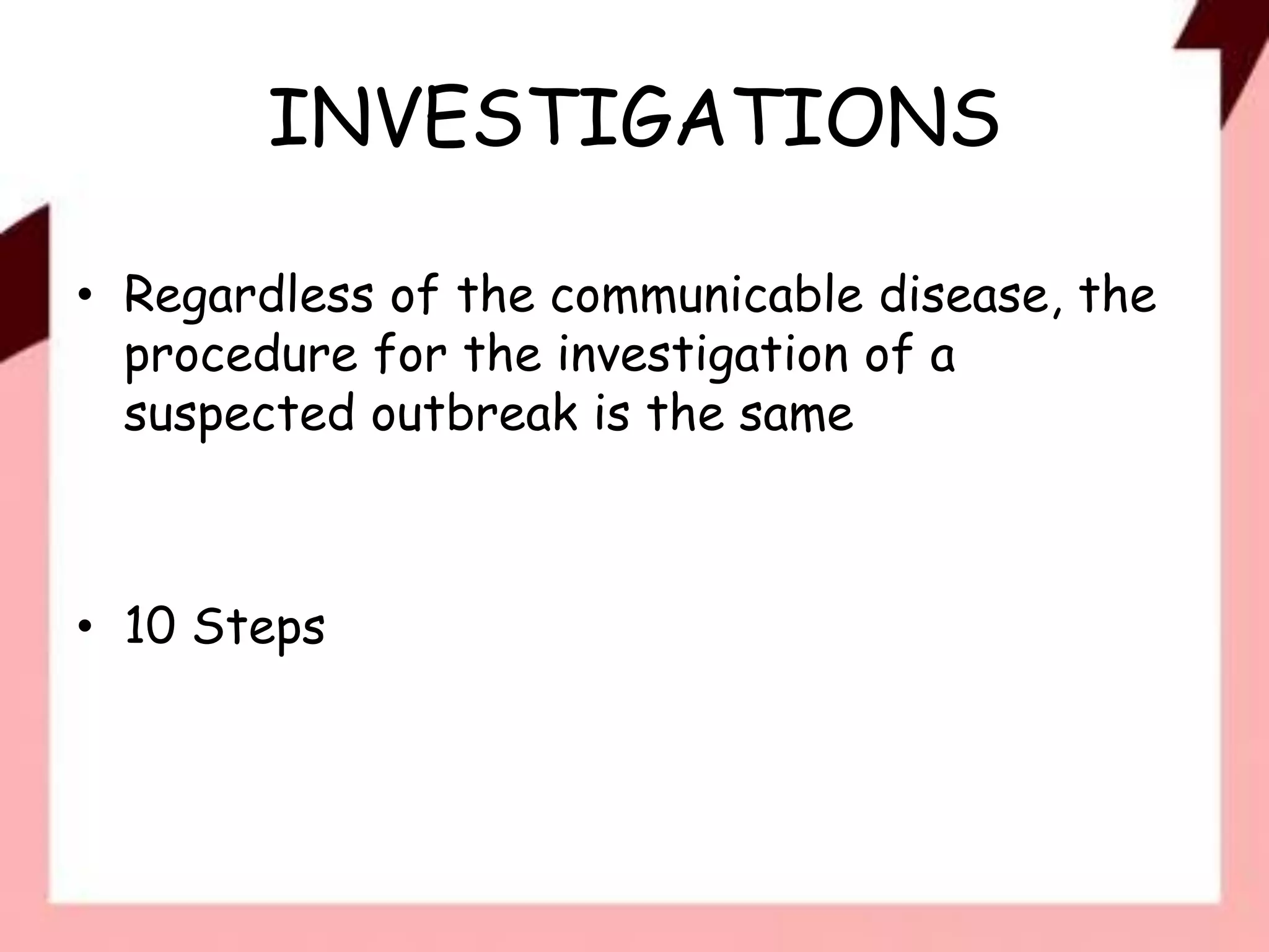 Outbreak – management | PPTX
