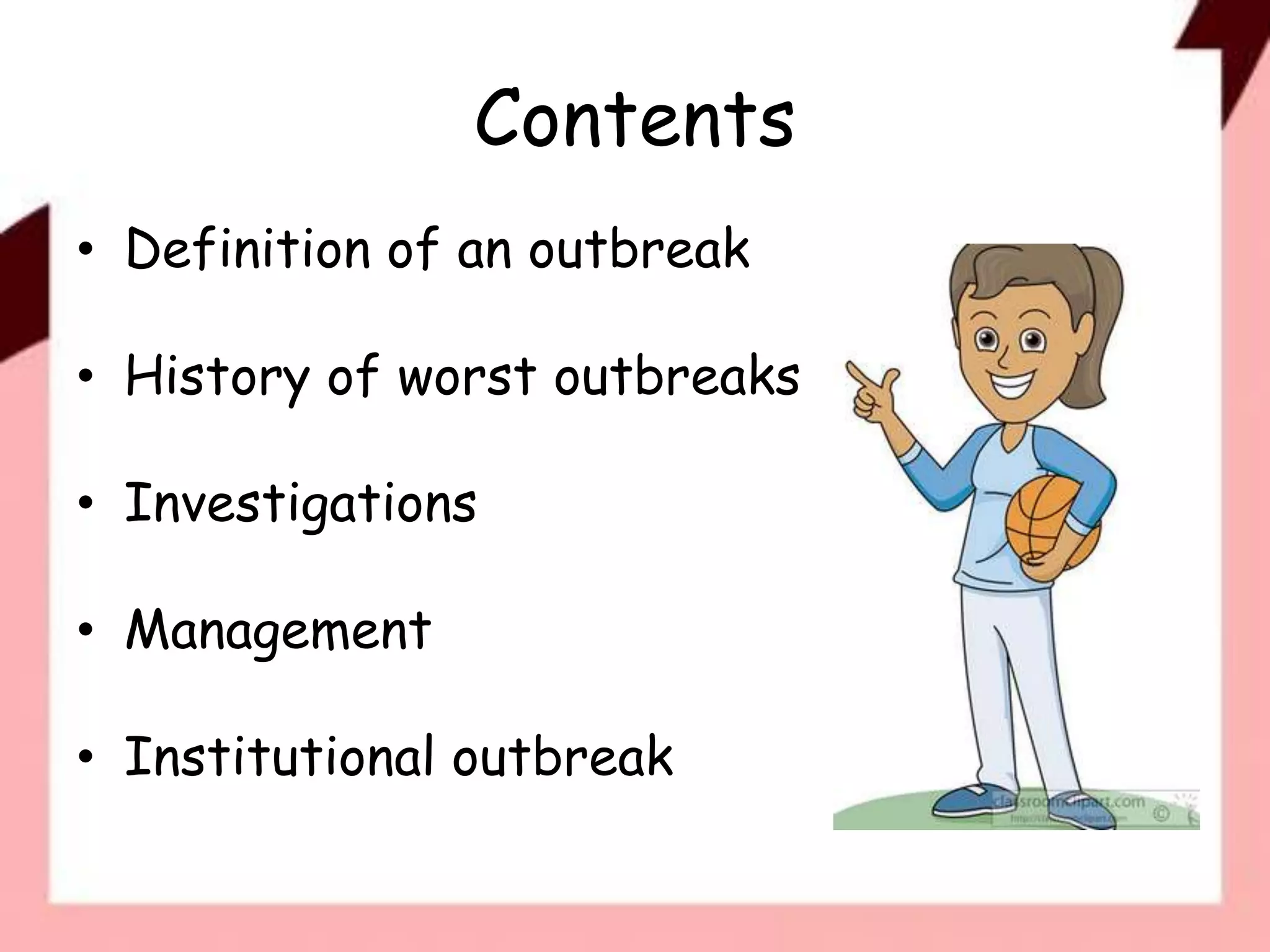 Outbreak – management | PPTX