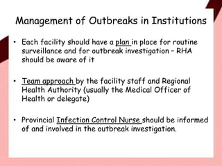 Outbreak – management | PPT