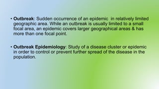 Out break investigation of a zoonotic disease | PPTX