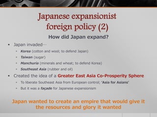 Outbreak of WWII in Asia-Pacific | PPTX