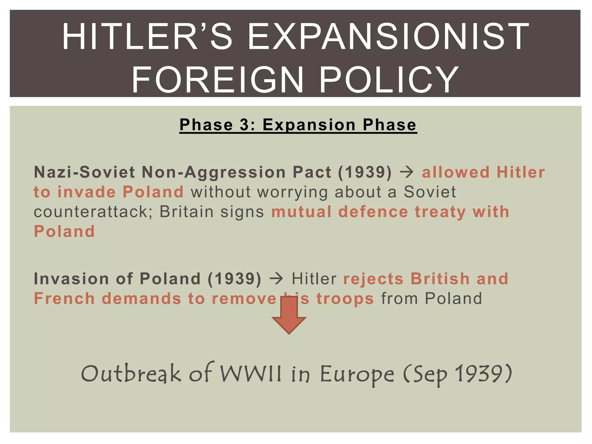 Outbreak of WWII in Europe | PDF