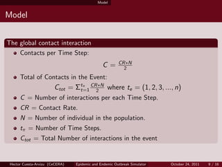 Outbreak Simulator First Presentation | PDF | Infectious Diseases ...