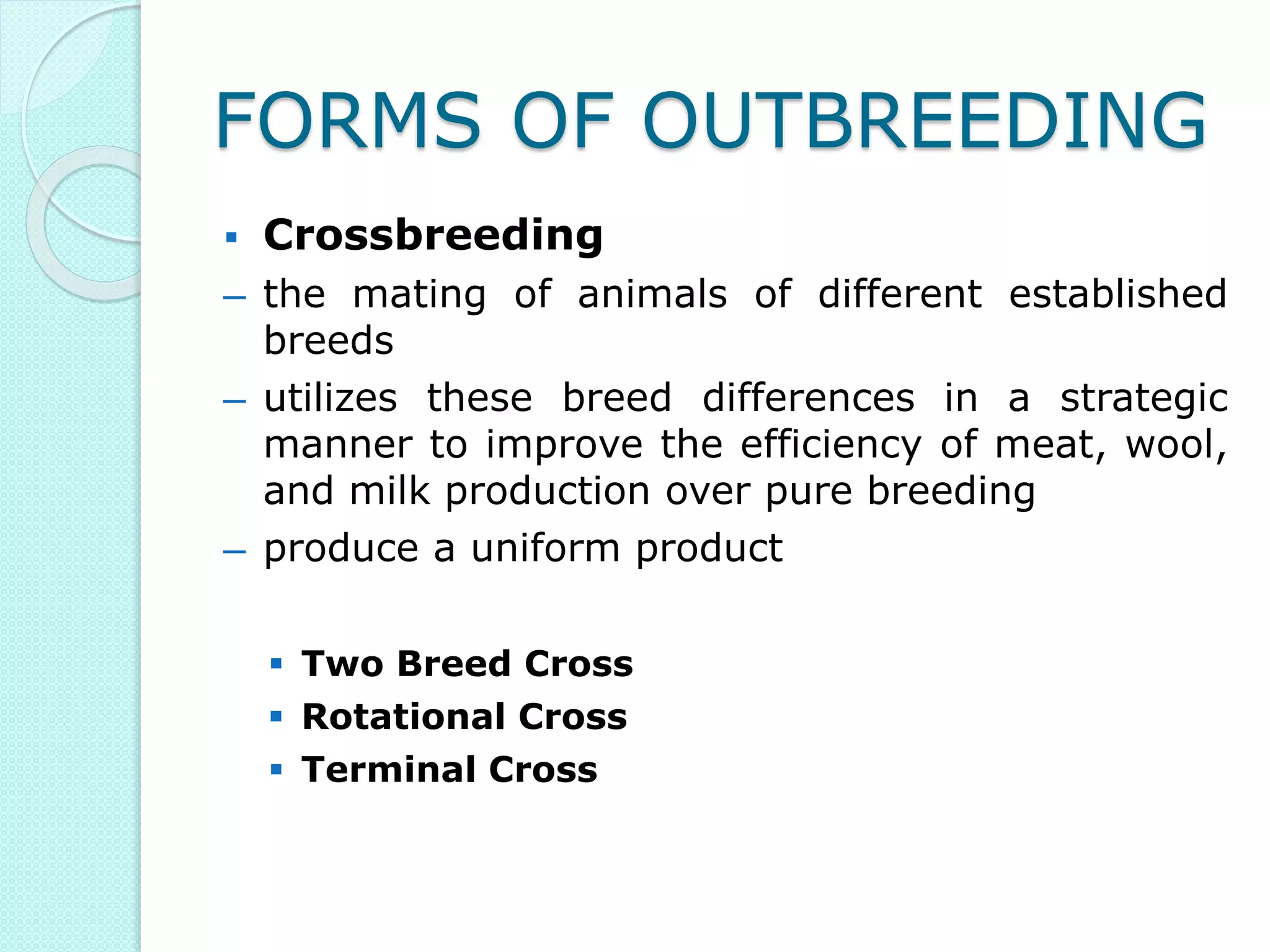 Outbreeding | PPTX