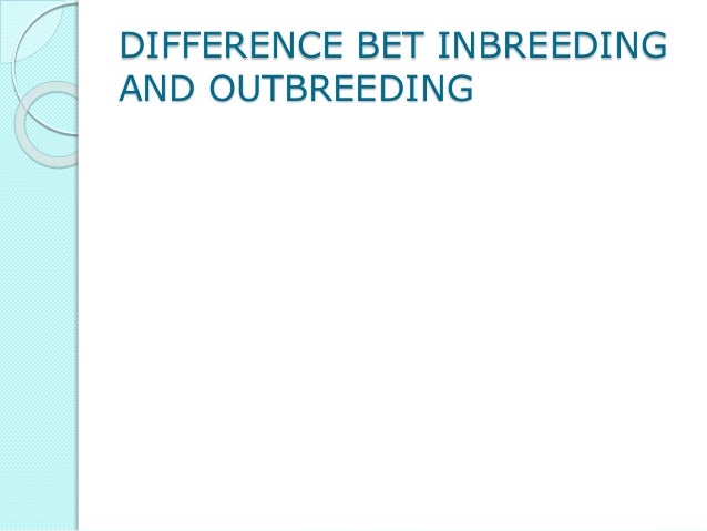 Outbreeding