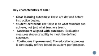 OUTCOME-BASED-EDUCATION-OBE-AND-ASSESSMENT-REPORT-1.pptx | Educational ...