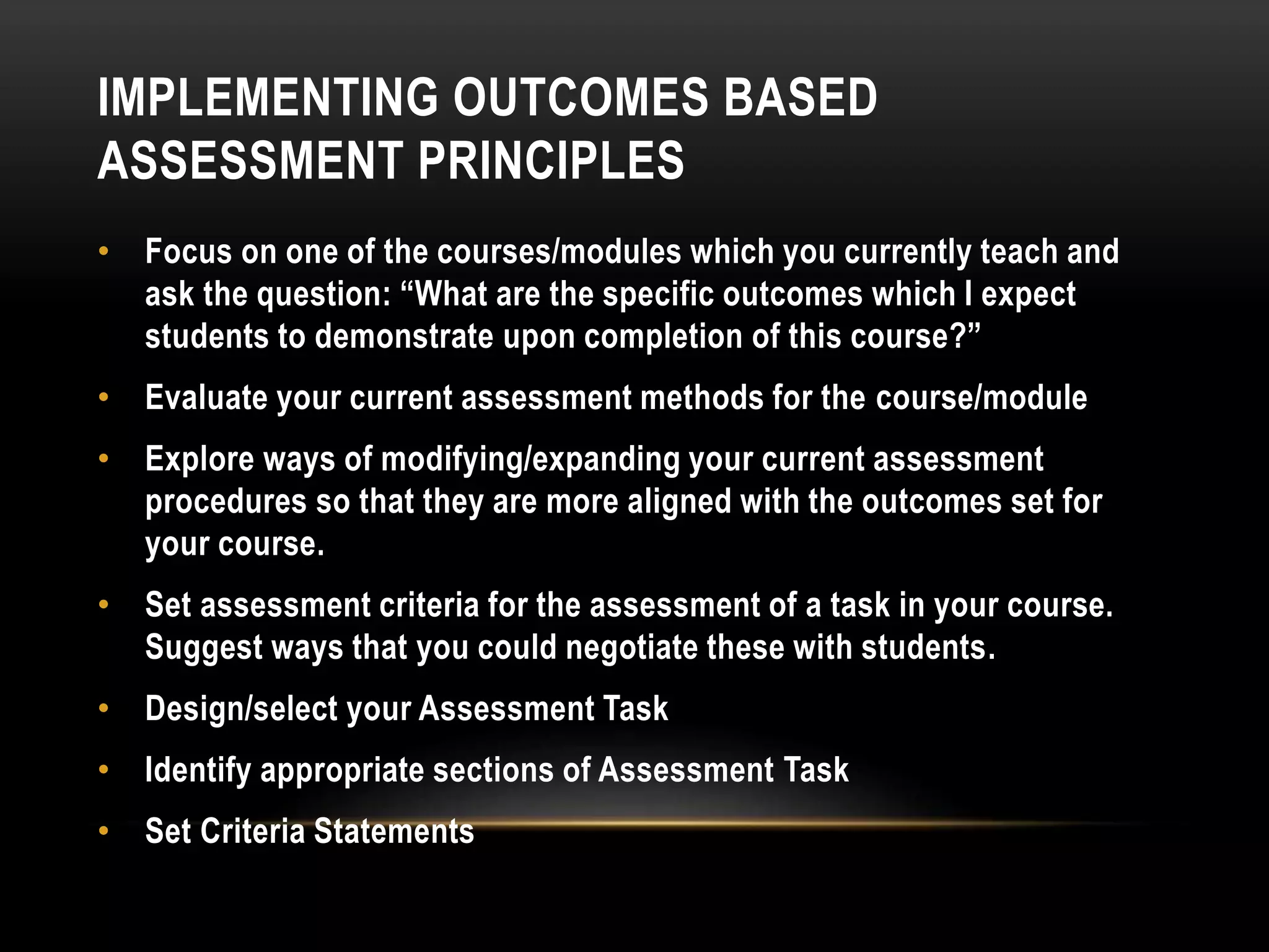 Outcome based education | PPTX