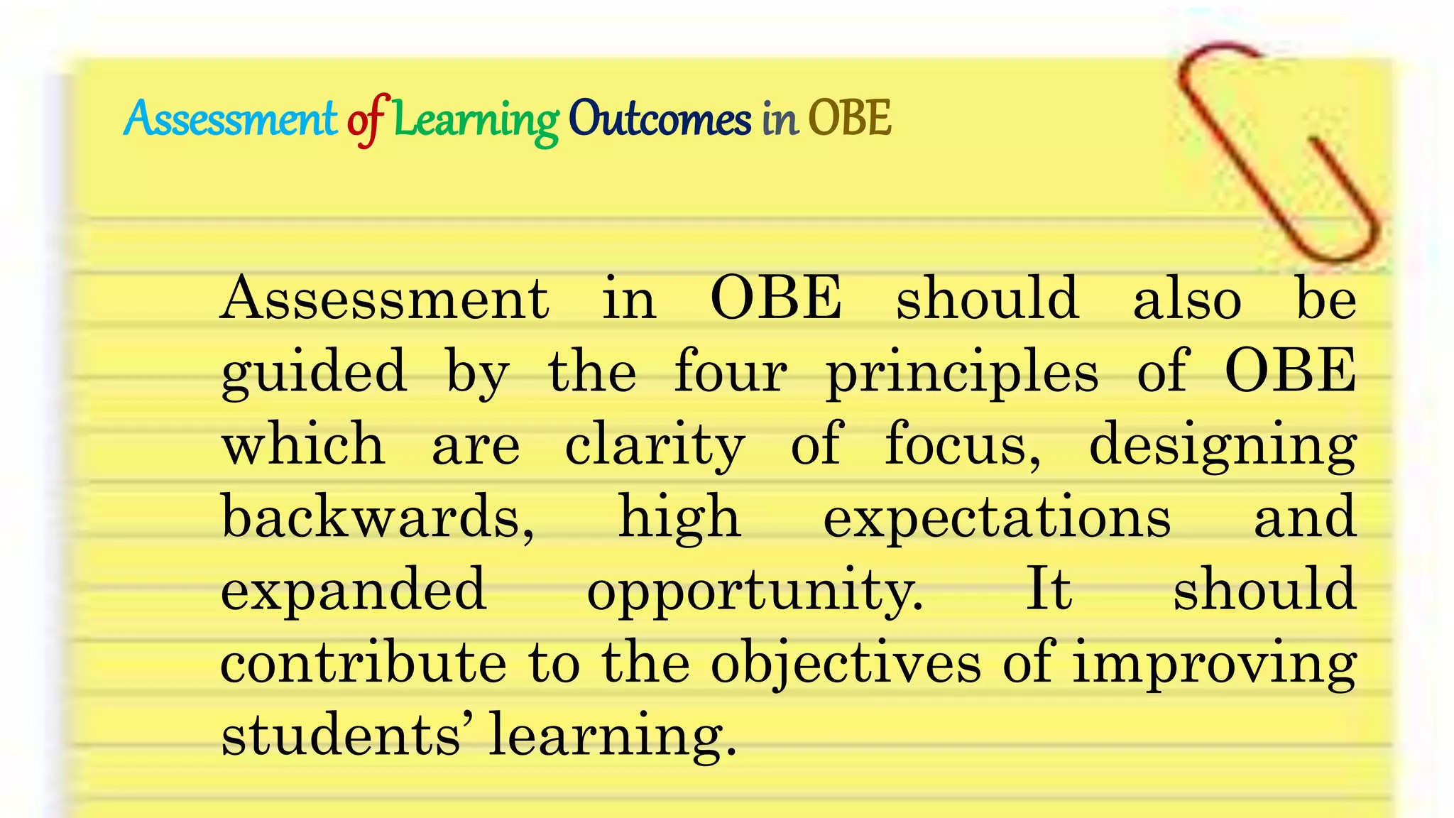 Outcome Based Education | PPTX