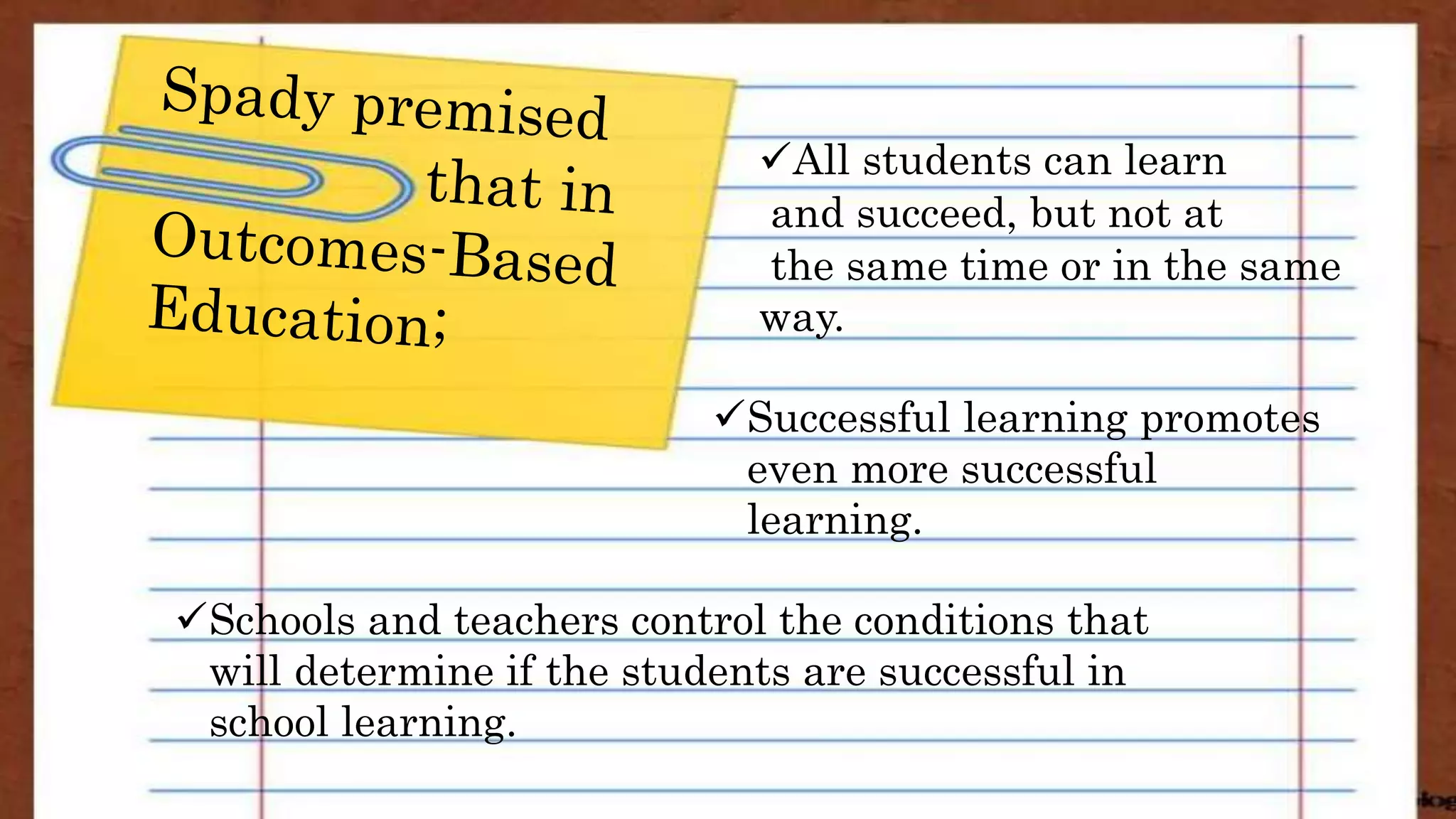 Outcome Based Education | PPTX