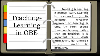 Outcome Based Education | PPTX