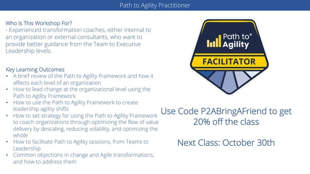 Path To Agility Outcome Driven Transformation At Lean Agile Digital Transformation Learning