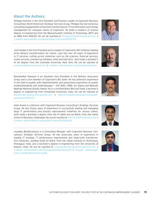 Outcome-Focused IT Delivery: The Next Step in the Continuous ...