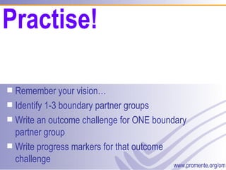Outcome Mapping for Olof Palme | PPT
