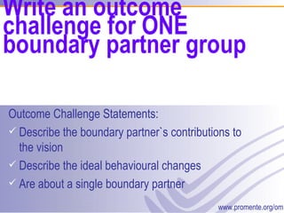 Outcome Mapping for Olof Palme | PPT